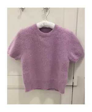 MAISON MARGIELA Brushed Crewneck T-shirt - Pink