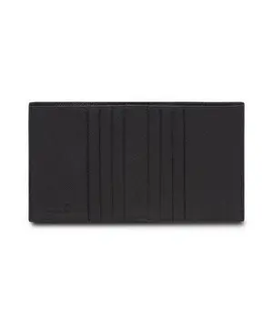 Prada Logo Plaque Bi-fold Wallet