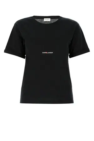 Saint Laurent Logo Print Crewneck T-shirt
