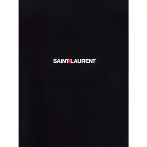 Saint Laurent Logo Print Crewneck T-shirt