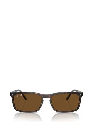 Ray-ban Rectangular Full Rim Sunglasses - Brown