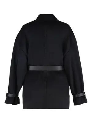 Max Mara Double-breasted Belted Waist Coat