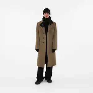 Burberry Ekd Embroidered Ribbed-knit Scarf
