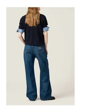 Miu Miu High-waist Wide-leg Jeans