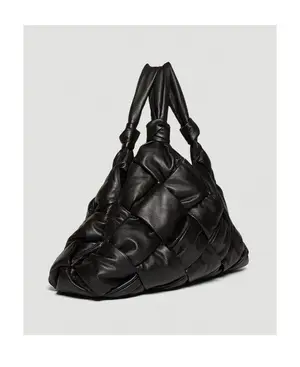 Bottega Veneta Padded Intrecciato Tote Bag - Black