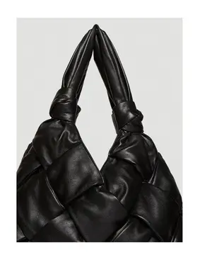 Bottega Veneta Padded Intrecciato Tote Bag - Black