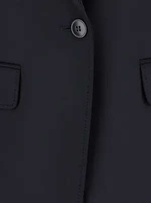 Max Mara Single-breasted Jacket - Black