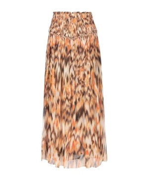 Isabel Marant Étoile Roland Abstract Pattern Maxi Skirt - Orange