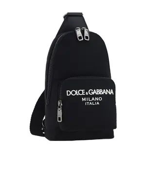 Dolce & Gabbana Logo Embossed Zipped Belt Bag