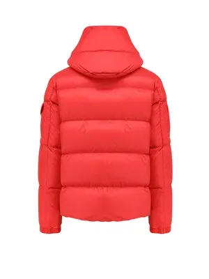 Moncler Logo Patch Hooded Puffer Jacket