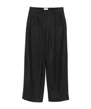 TOTEME Dart-detailed Flannel Trousers - Black