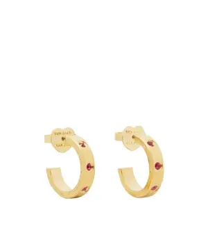 Kate Spade New York Set In Stone Huggie Earrings