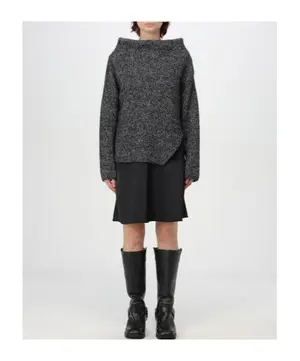 Pinko High-neck Layered Knitted Dress