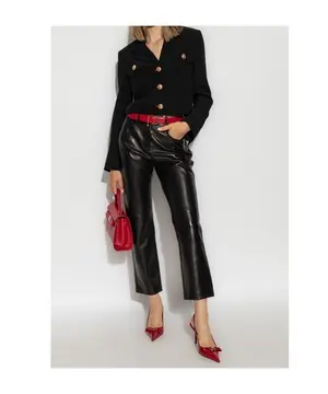 Versace Cropped Button-up Blazer