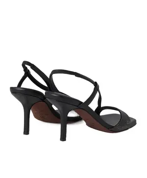 Brunello Cucinelli Monili-chain Square Toe Sandals