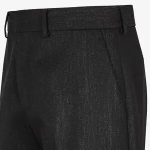 Fendi Tailored Trousers With Metallic Yarn Detail