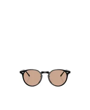 Oliver Spencer Round Frame Sunglasses - Nude