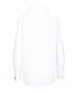 Loewe Embellished Poplin Shirt - White