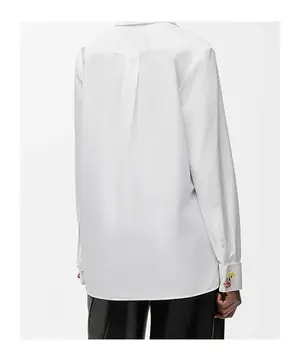 Loewe Embellished Poplin Shirt - White