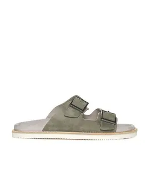 Brunello Cucinelli Buckled Strap Slides
