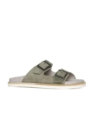 Brunello Cucinelli Buckled Strap Slides