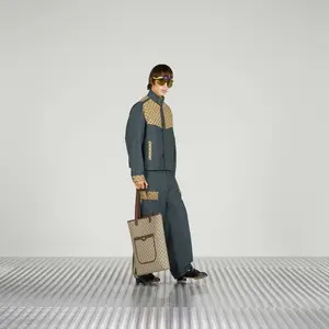 Gucci Paneled Straight-leg Trousers