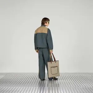 Gucci Paneled Straight-leg Trousers
