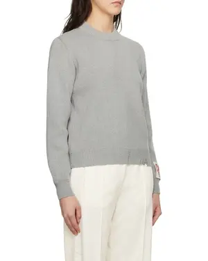 GOLDEN GOOSE Distressed Logo Patch Jumper