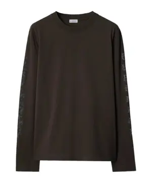 Burberry Logo Sleeve T-shirt - Shadow