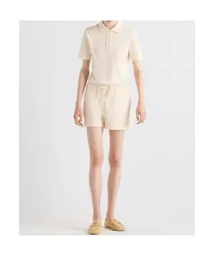 Prada Logo Detail Piqué Shorts