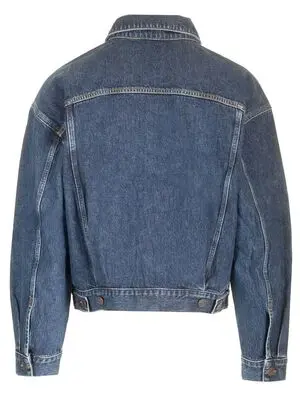AGOLDE Stefano Buttoned Denim Jacket - Deep Medium Indigo