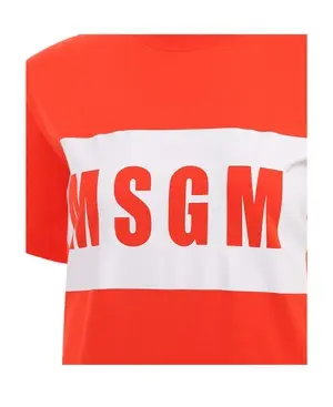 MSGM Logo Short Sleeve T-shirt