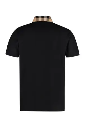 Burberry Checked Short-sleeved Polo Shirt - No
