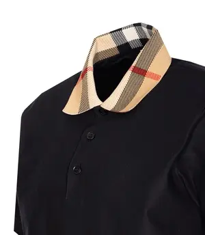 Burberry Checked Short-sleeved Polo Shirt - No