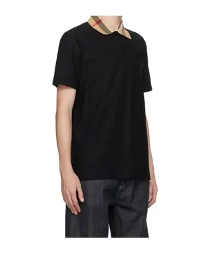 Burberry Checked Short-sleeved Polo Shirt - No