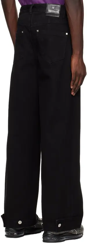 WOOYOUNGMI Multi-pocket Wide-leg Jeans