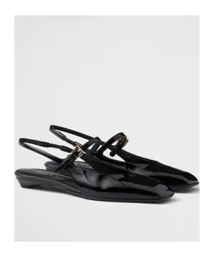 Prada Square-toe Slingback Ballerina