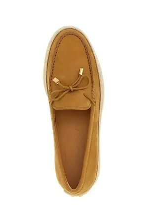 TOD'S Bow Detailed Slip-on Flat - Orange