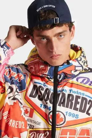 Dsquared2 Logomania Print Windbreaker