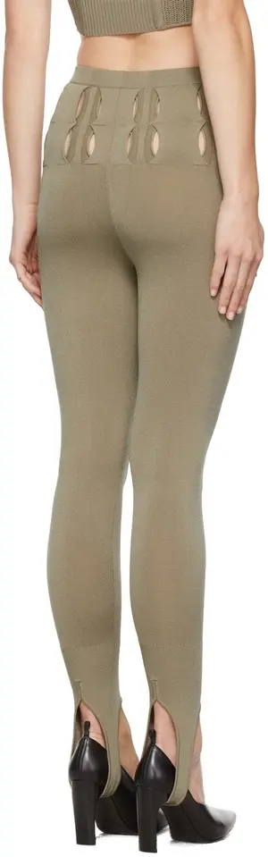 DION LEE Cut Out-detail Leggings