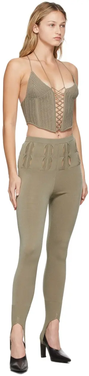 DION LEE Cut Out-detail Leggings
