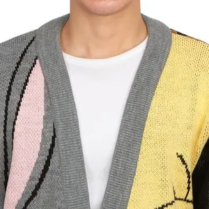 FAMILY FIRST V-neck Long-sleeved Sweater