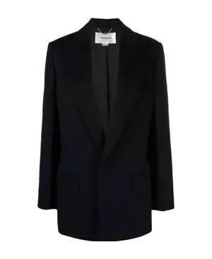 Victoria Beckham Peak Lapel Single-breasted Blazer - Black