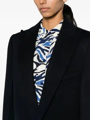 Victoria Beckham Peak Lapel Single-breasted Blazer - Black