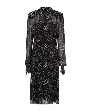 Prada Geometric Printed Midi Dress