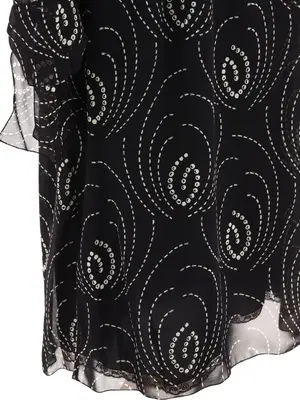 Prada Geometric Printed Midi Dress