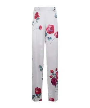 N.21 Floral Printed Trousers - Red