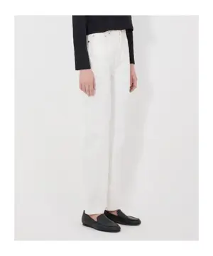 Loulou De Saison Jude Straight-leg Jeans - Ivory
