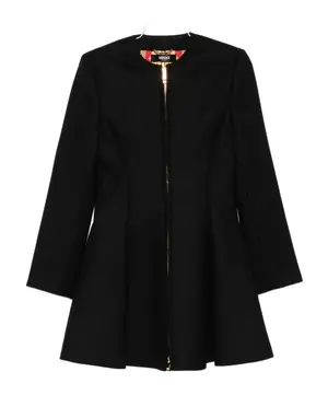 Versace Long-sleeved Zip-up Coat