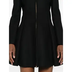 Versace Long-sleeved Zip-up Coat